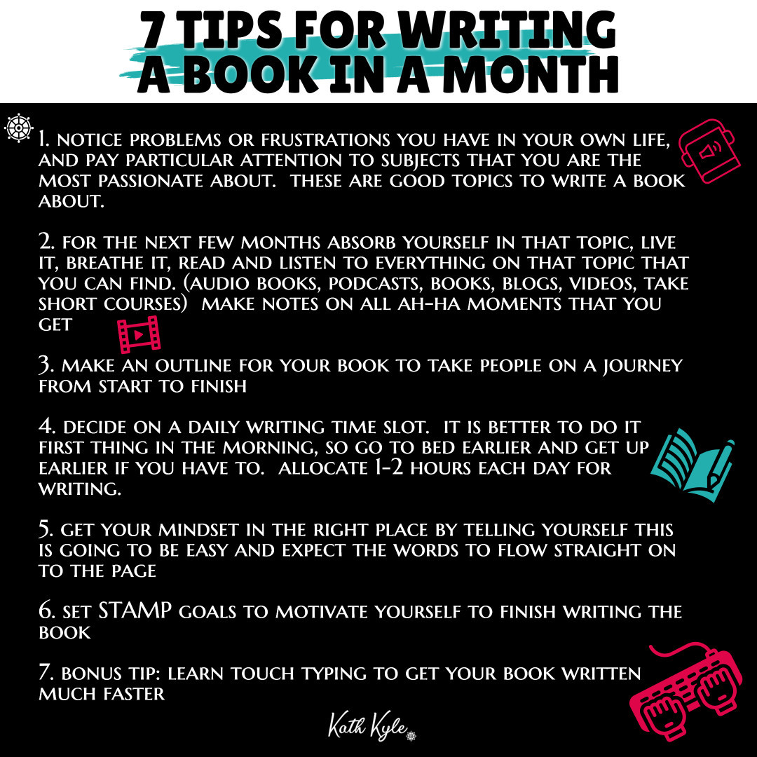 I Decided To Write A Book In A MONTH (Here's How I Did It)