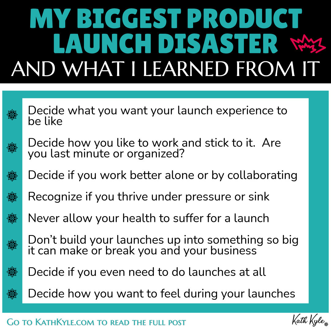 My Biggest Product Launch Disaster And What I Learned From It