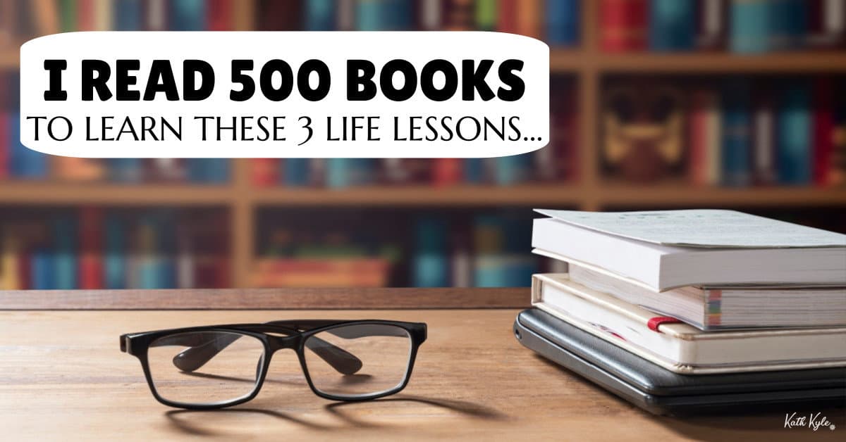 I Read 500 Books To Learn These 3 LIFE LESSONS...