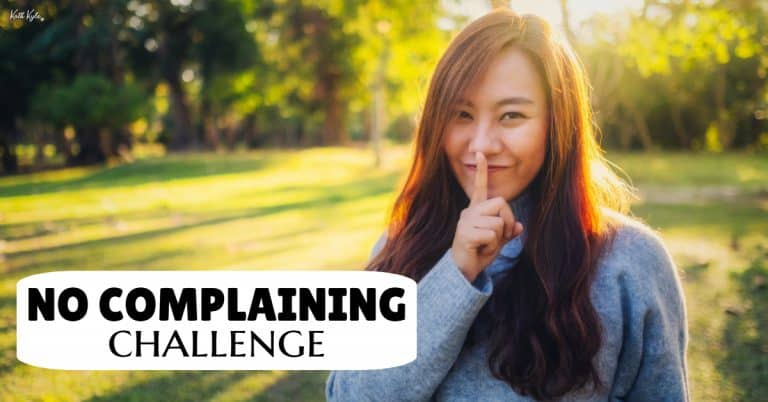 NO COMPLAINING Challenge